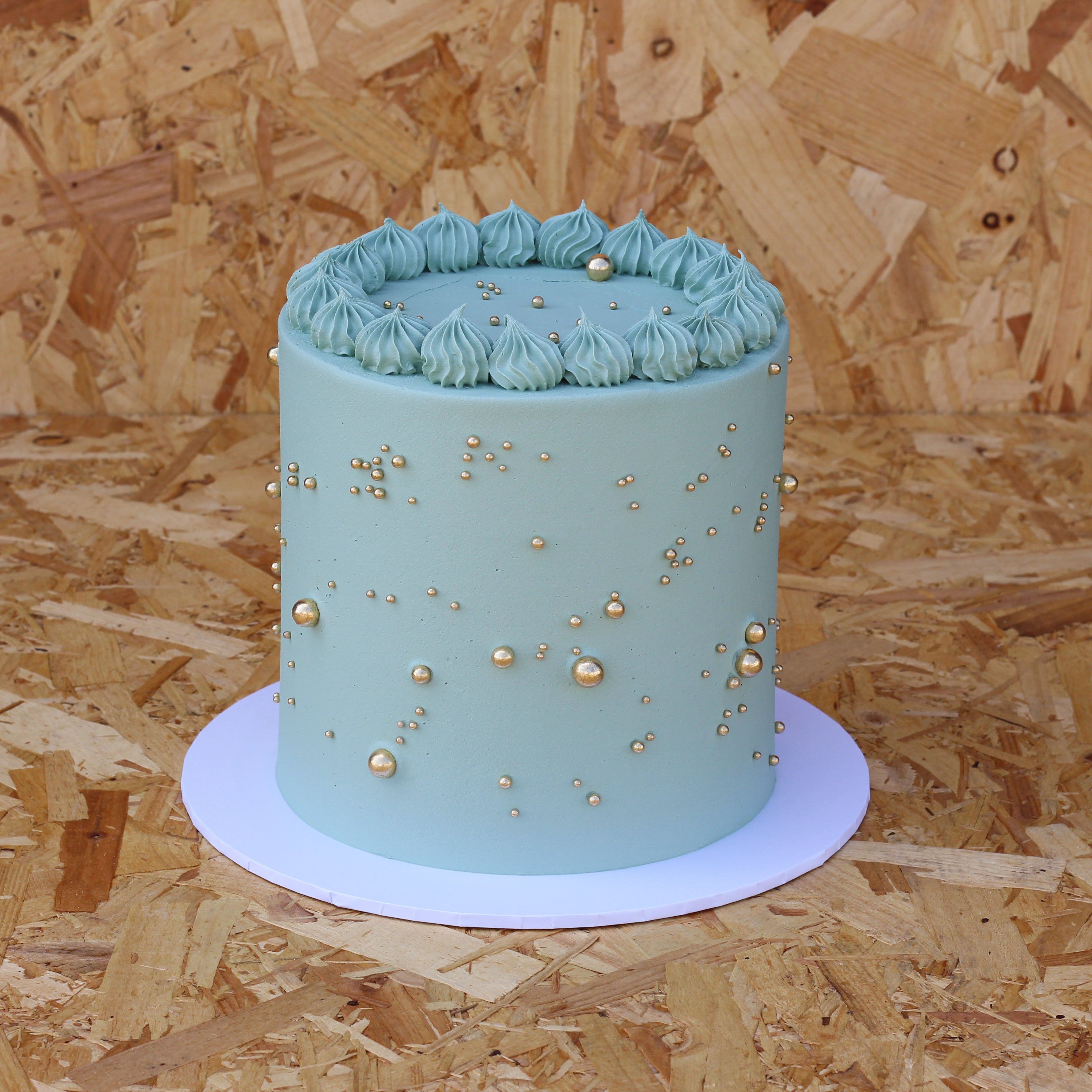 Gold/ Sage Sprinkles Cake (GF) – Eatnmess