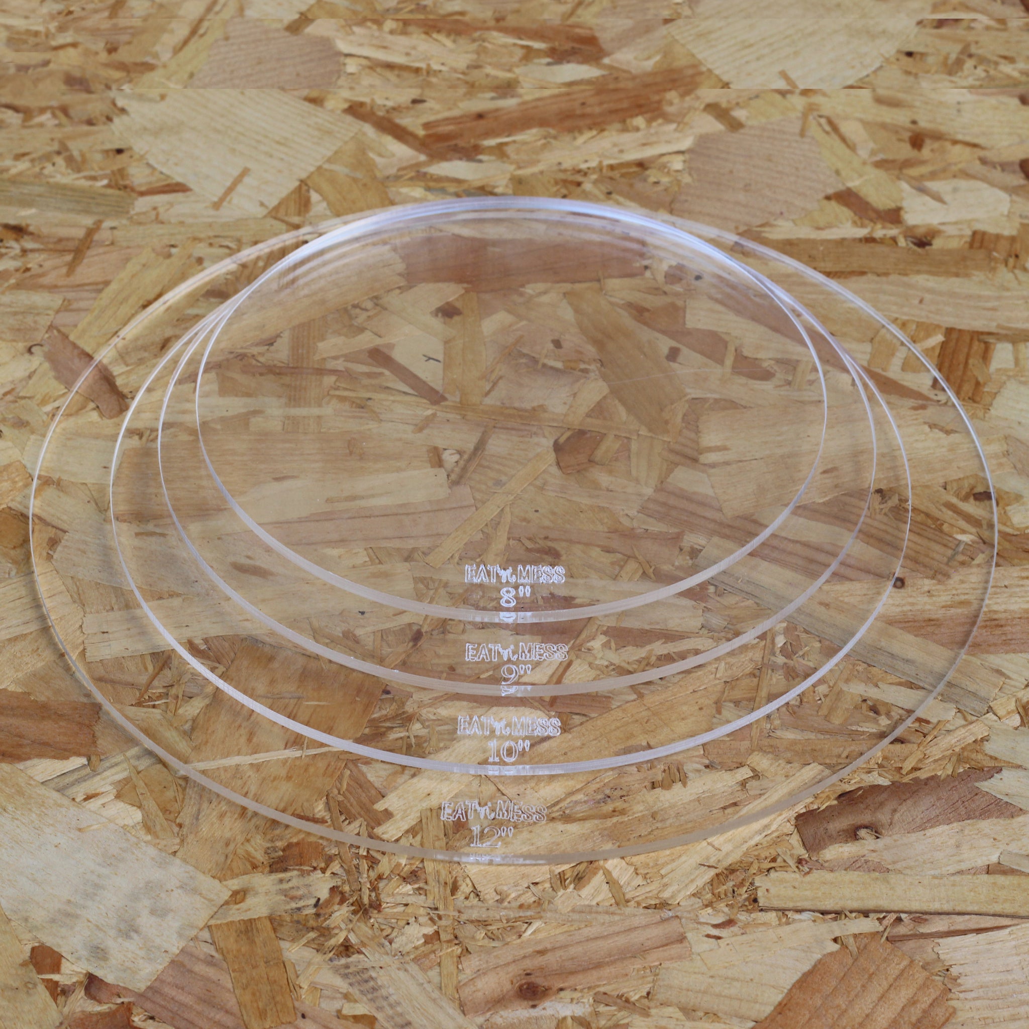 Cake Base Plate - Acrylic Clear 5mm Thick Boards – Eatnmess