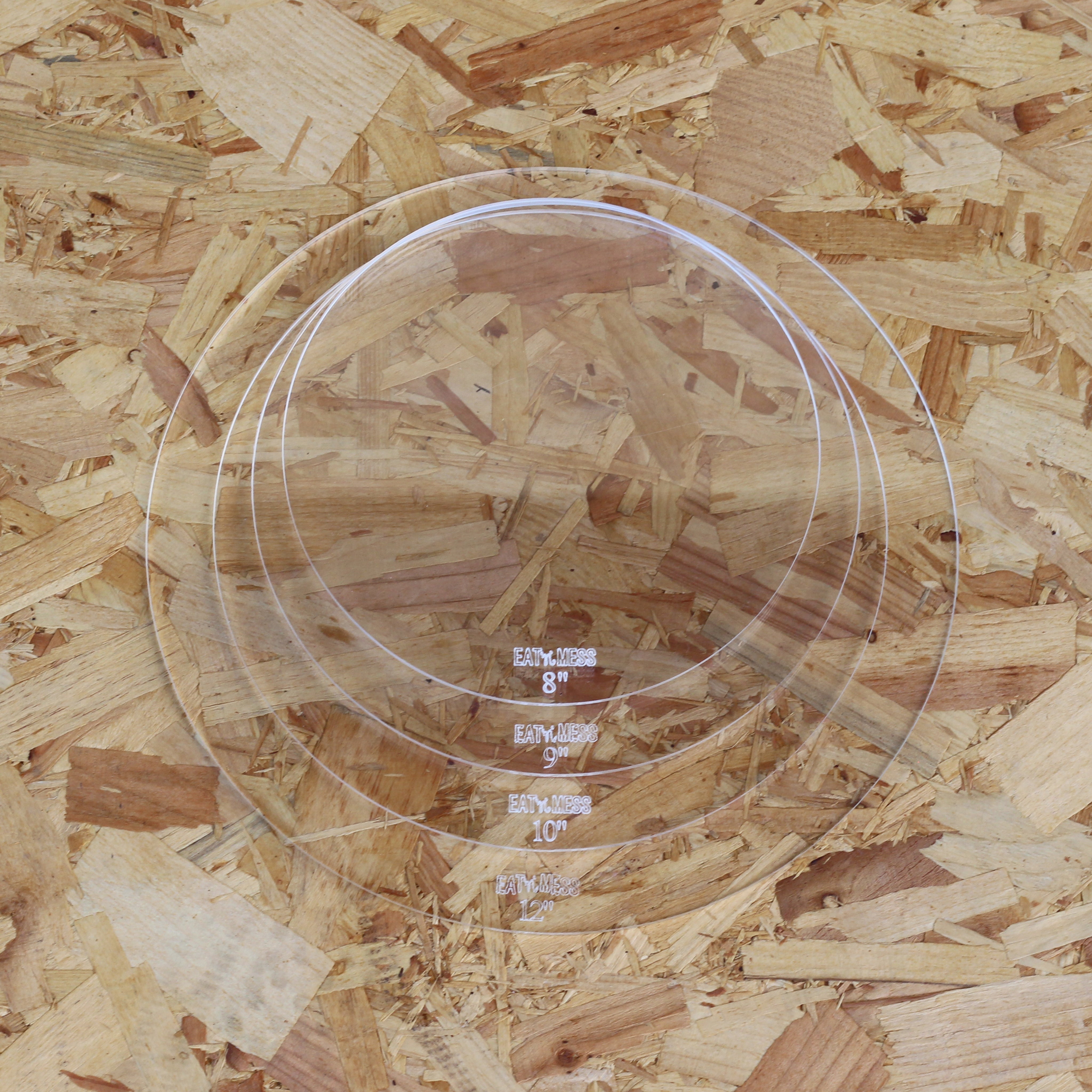 Cake Base Plate - Acrylic Clear 5mm Thick Boards – Eatnmess