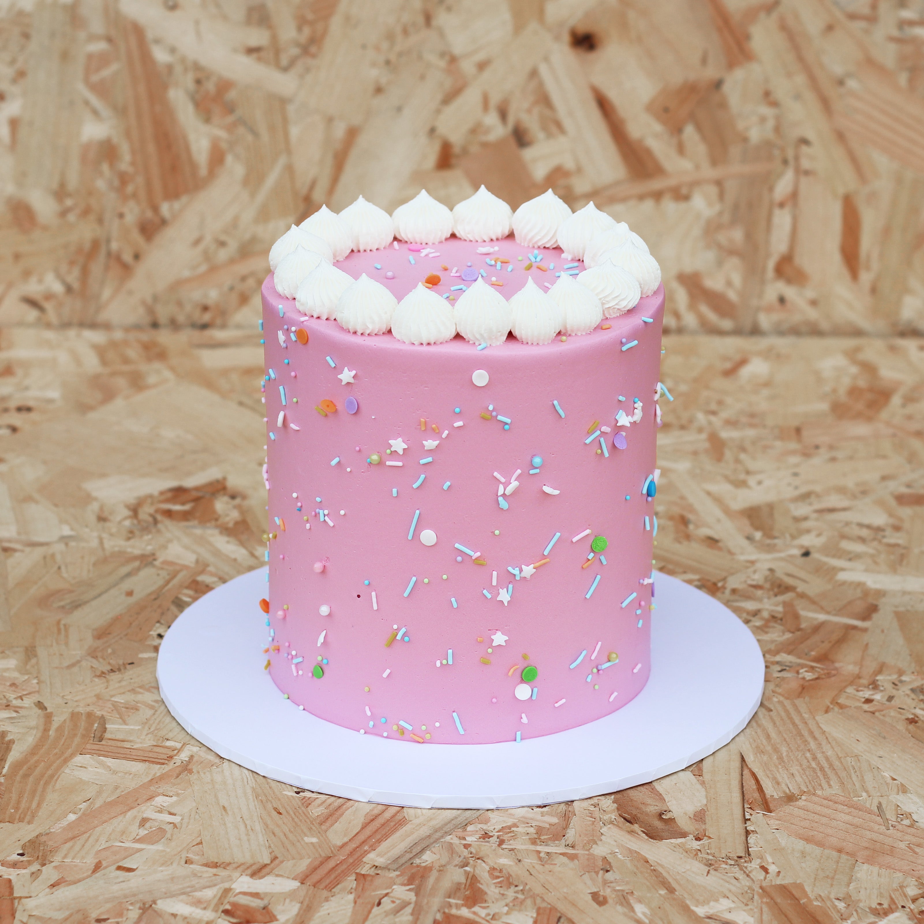 Pink Sprinkles Cake (GF) – Eatnmess